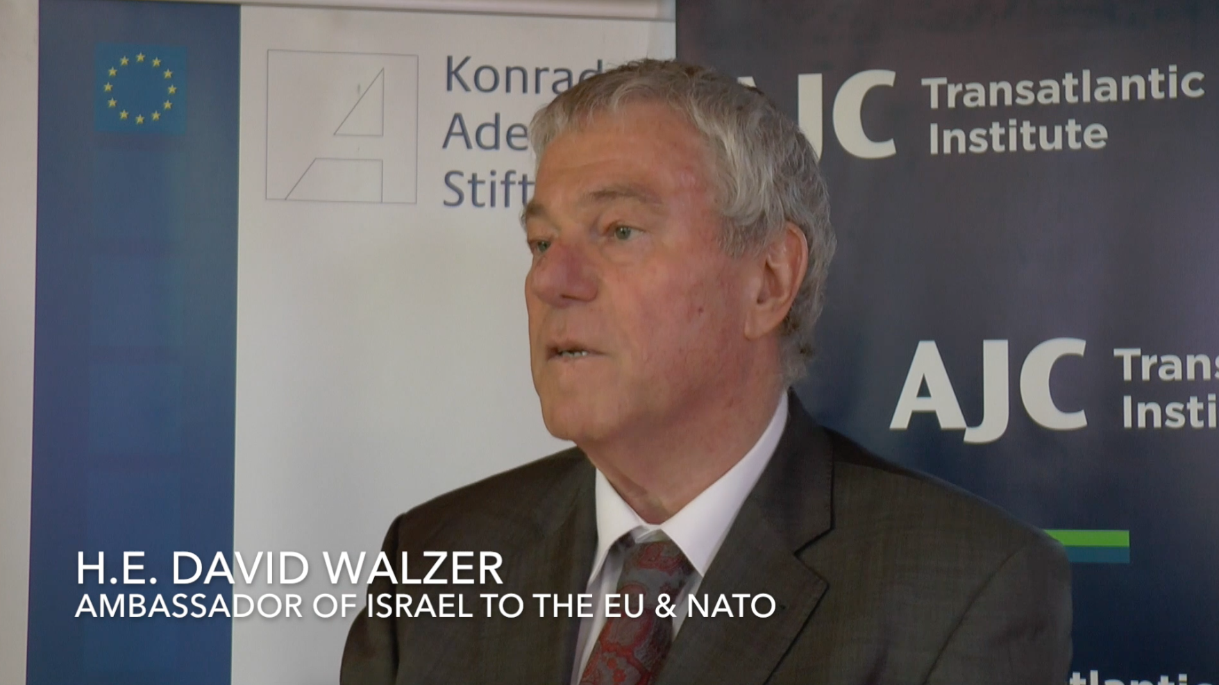 Ambassador David Walzer on EU-Israel Relations | AJC Transatlantic ...