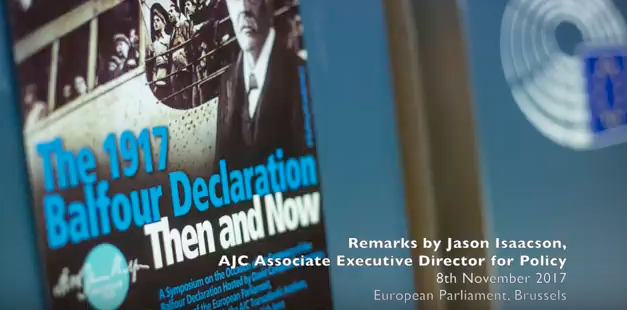 Jason Isaacson - Remarks at Balfour Centenary Symposium | AJC ...