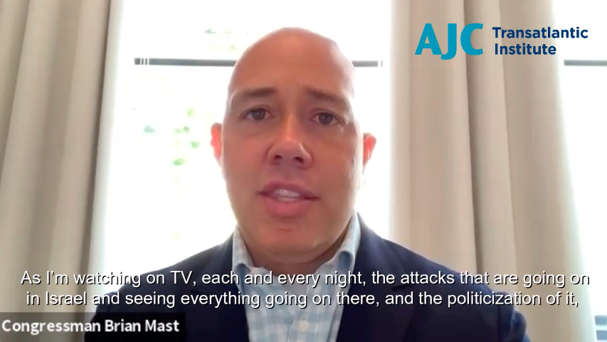 Congressman Brian Mast tells AJC why he volunteered for the Israel ...